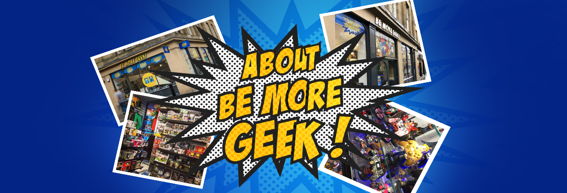 Games, Pop Vinyls, Apparel & More | Be More Geek